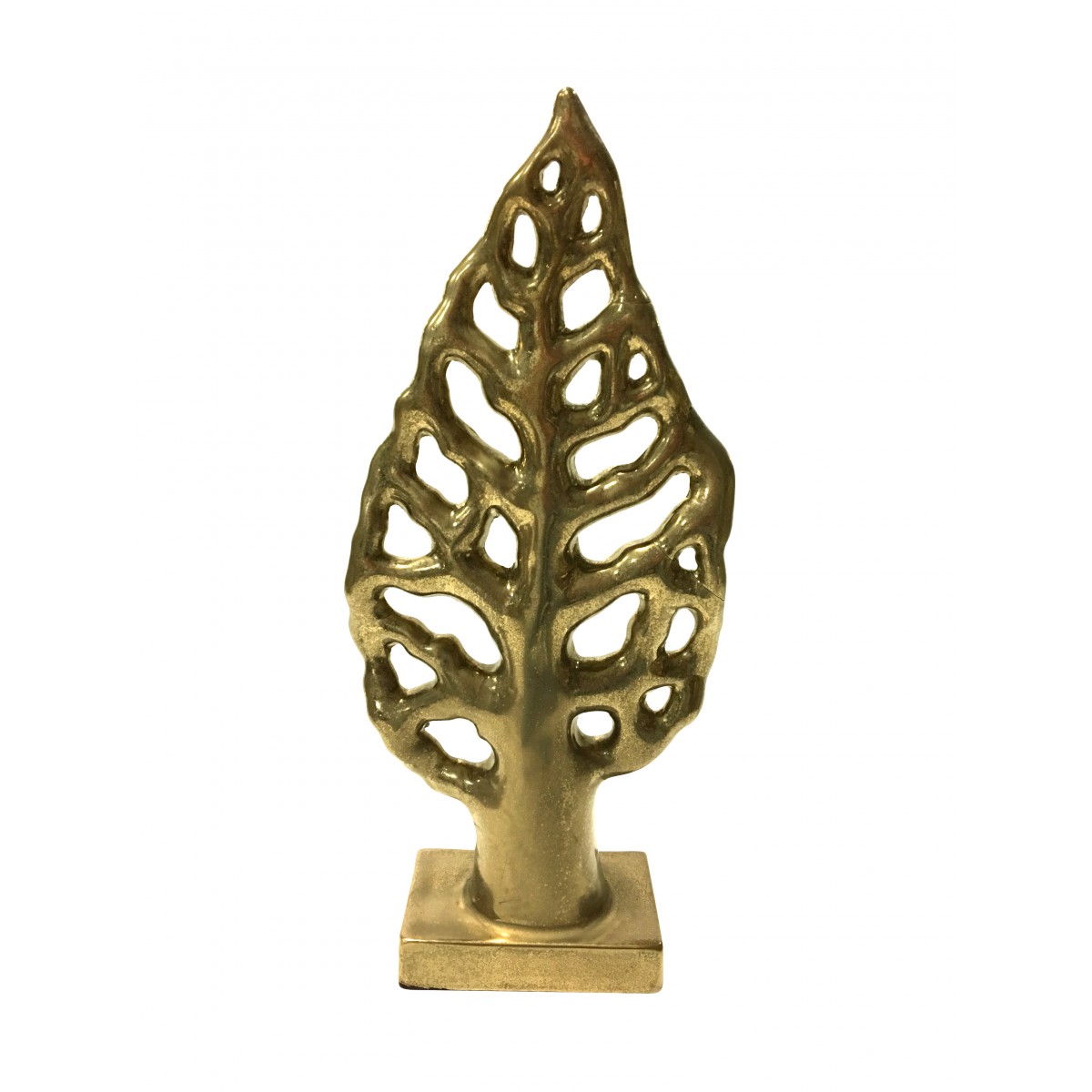 CERAMIC LEAVE DECOR GOLD COLOR