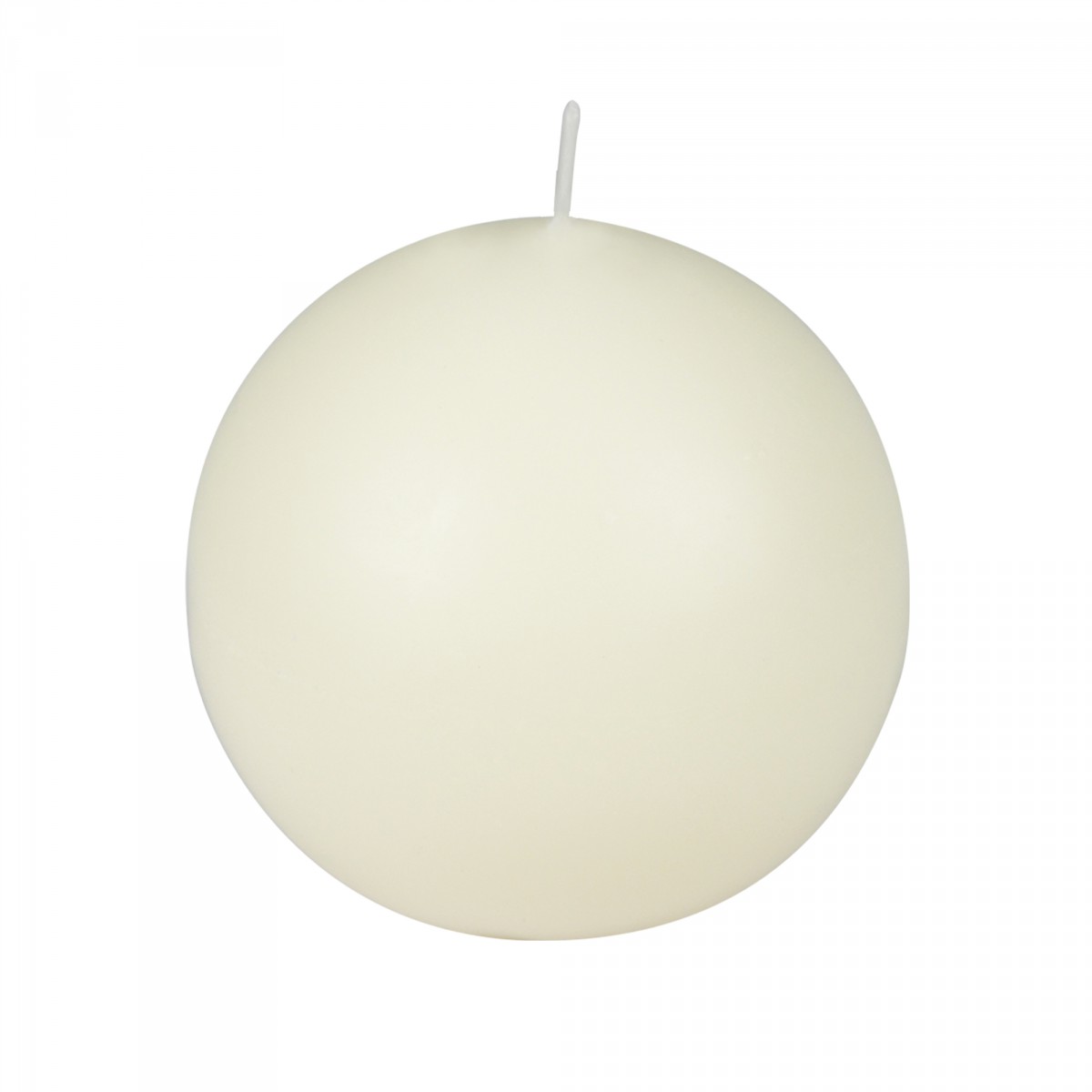 4 Inch Pale Ivory Citronella Ball Candles (12pcs/Case) Bulk