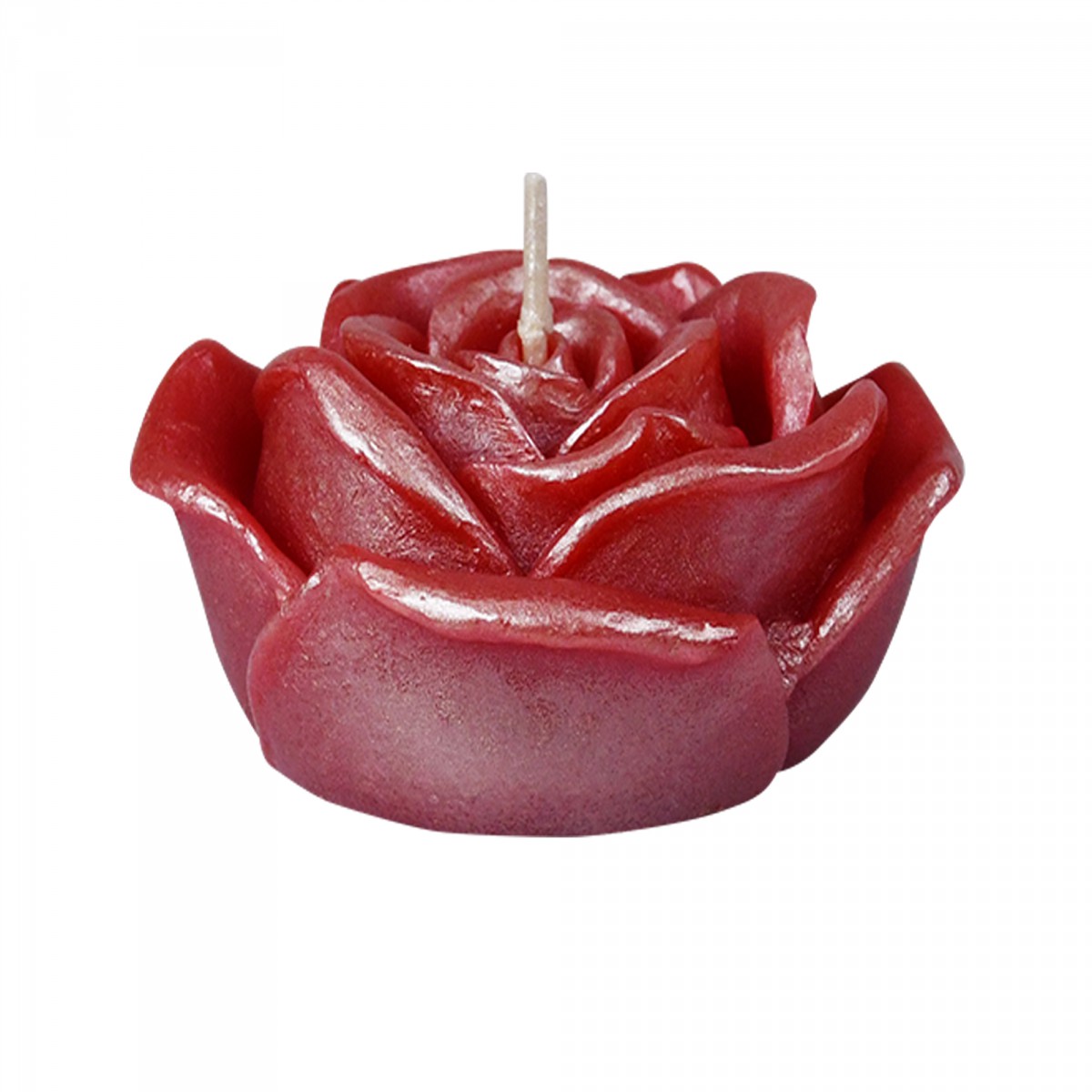 3 Inch Red Rose Floating Candles (12pc/Box)
