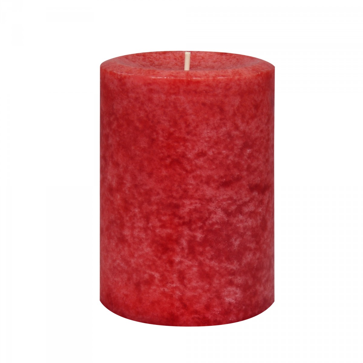 3 Inch x 4 Inch Cinnamon Cide Red Scented Pillar Candle