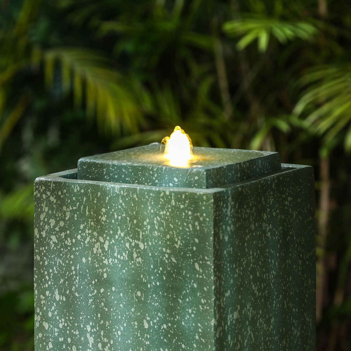 Pillar Fountain With Led Light