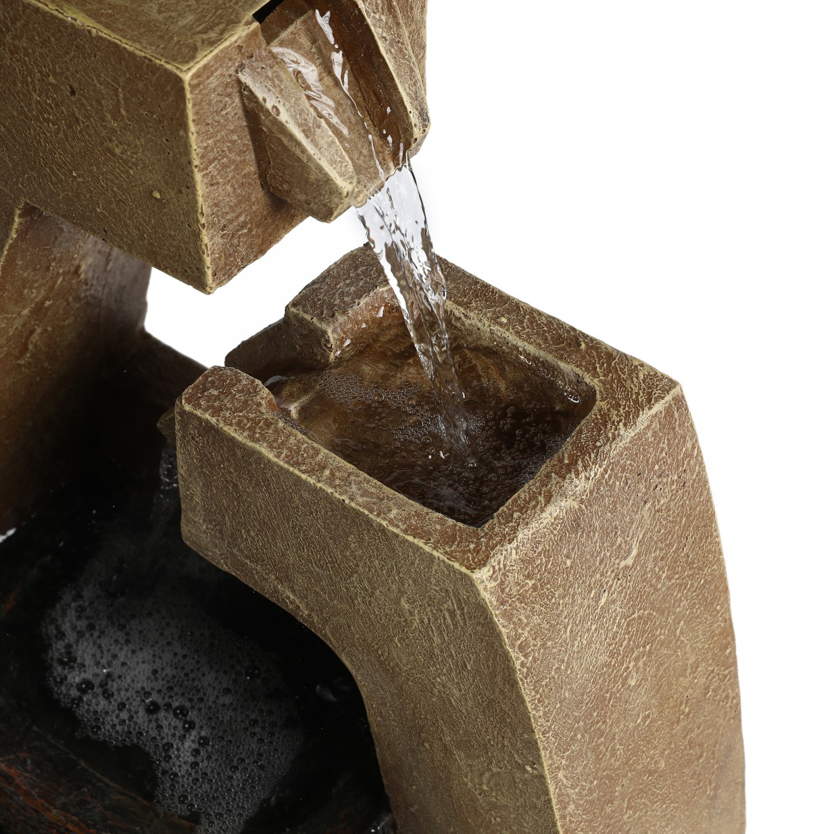 32 Inch Cascade Water Fountain with Led Light