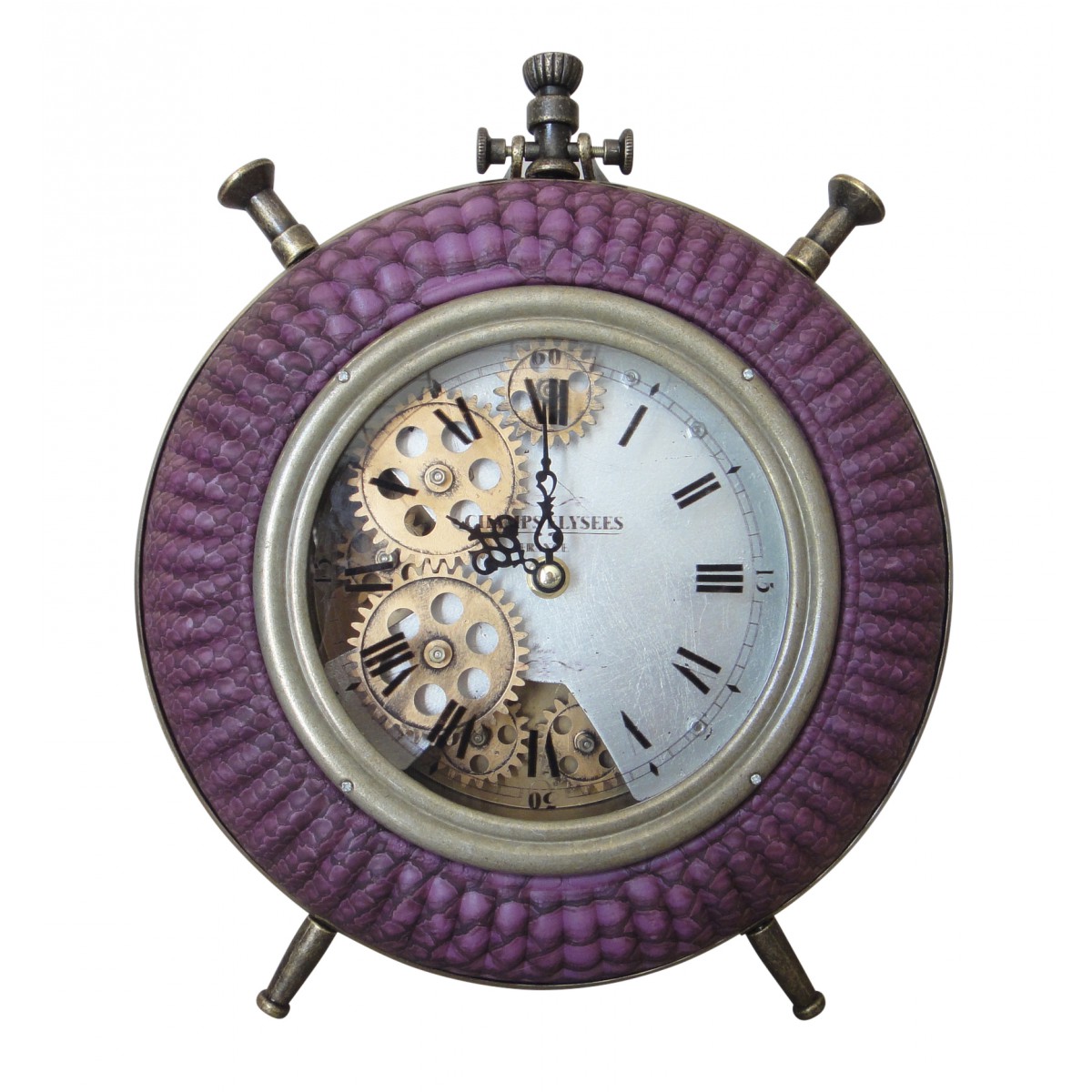 Purple Table Clock