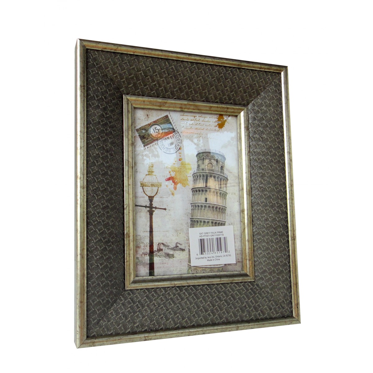 5 Inch x 7 Inch Gray Photo Frame