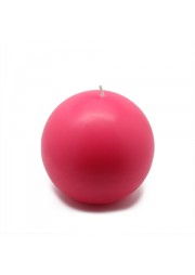 4 Inch Hot Pink Ball Candles (2pc/Box)